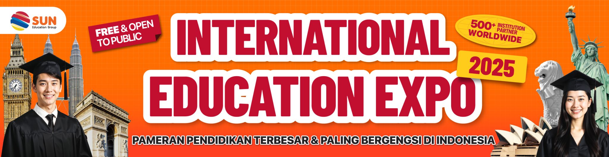 Pameran Pendidikan Luar Negeri Terlengkap Dan Terbesar di Jakarta & Tangerang 2025 - SUN ...