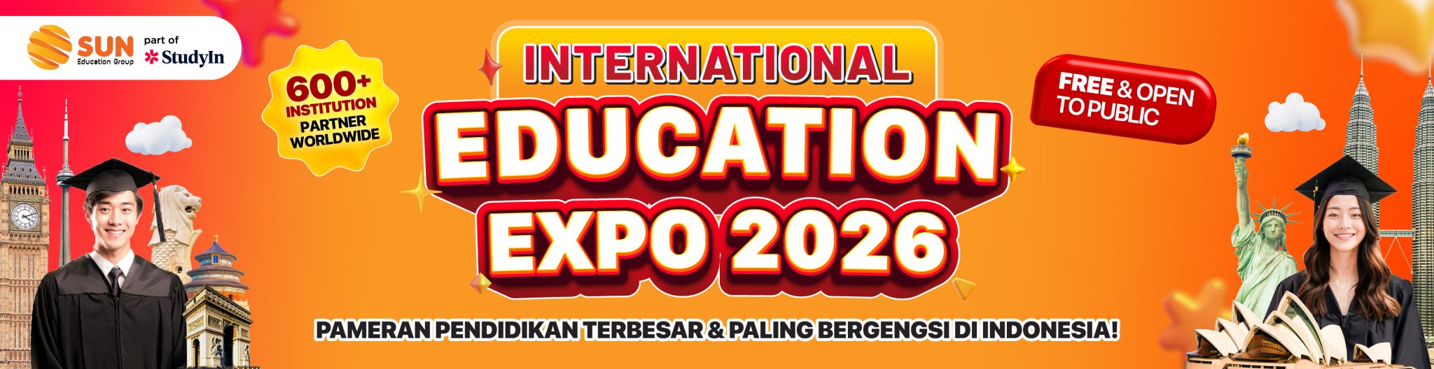 Pameran Pendidikan Luar Negeri Terlengkap Dan Terbesar di Jakarta & Tangerang 2025 - SUN ...